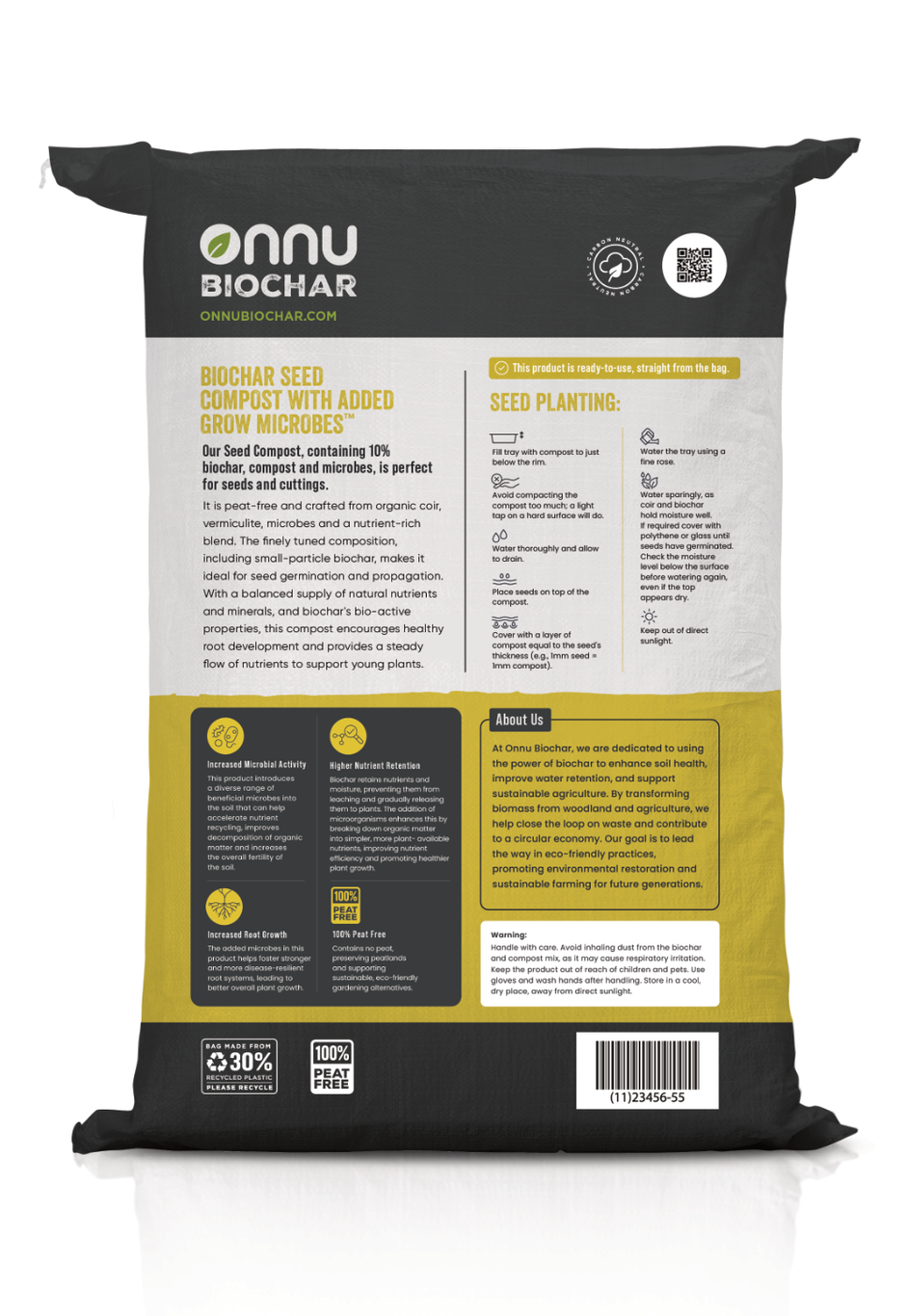 Onnu Biochar | UK Biochar Solutions for Gardeners & Trade