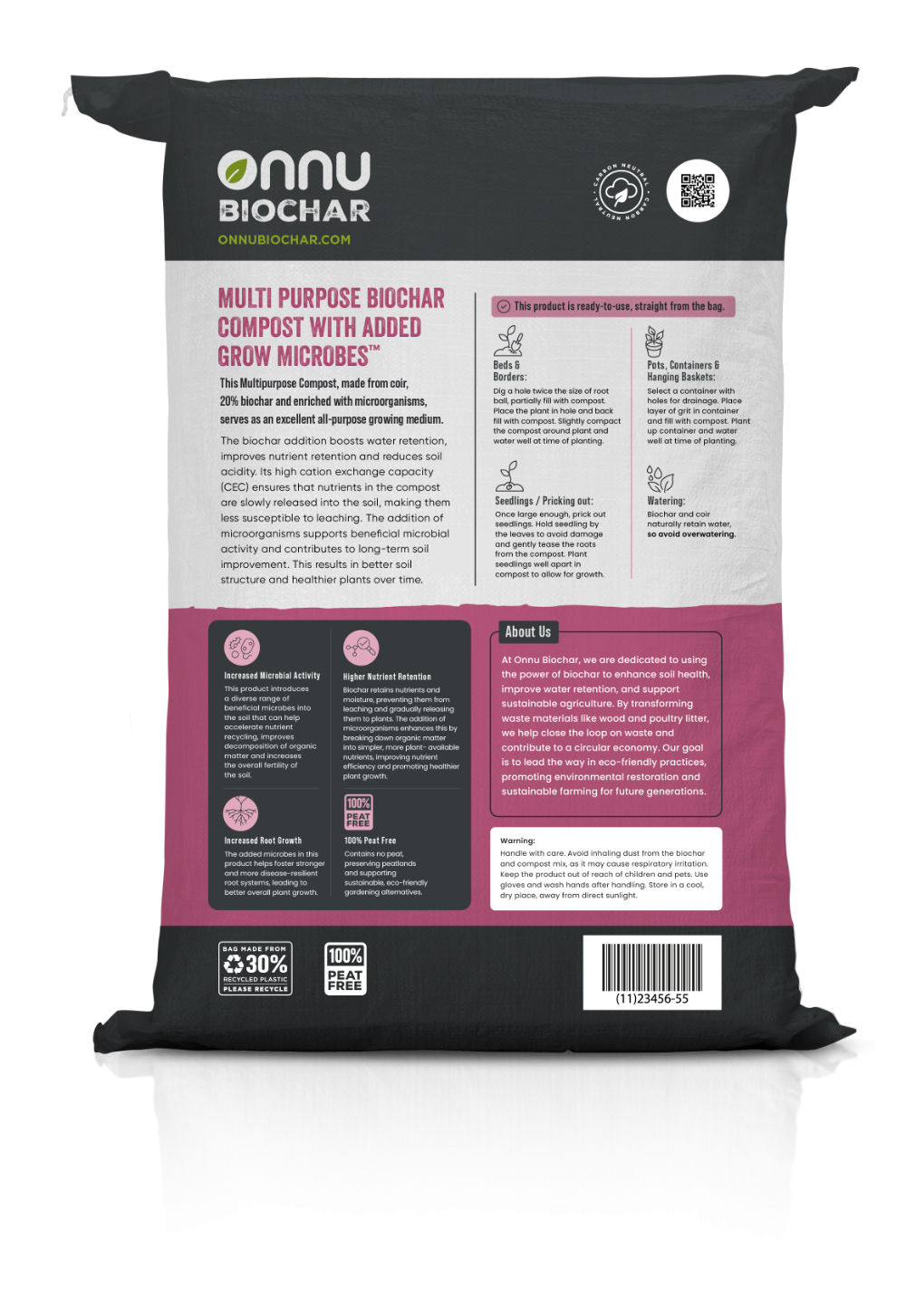 Onnu Biochar | UK Biochar Solutions for Gardeners & Trade